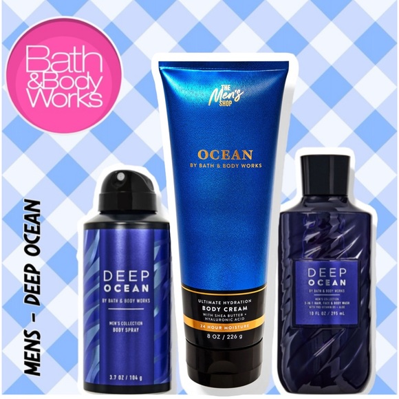 Bath & Body Works | Grooming | Bath Body Works Mens 3pc Deep Ocean ...